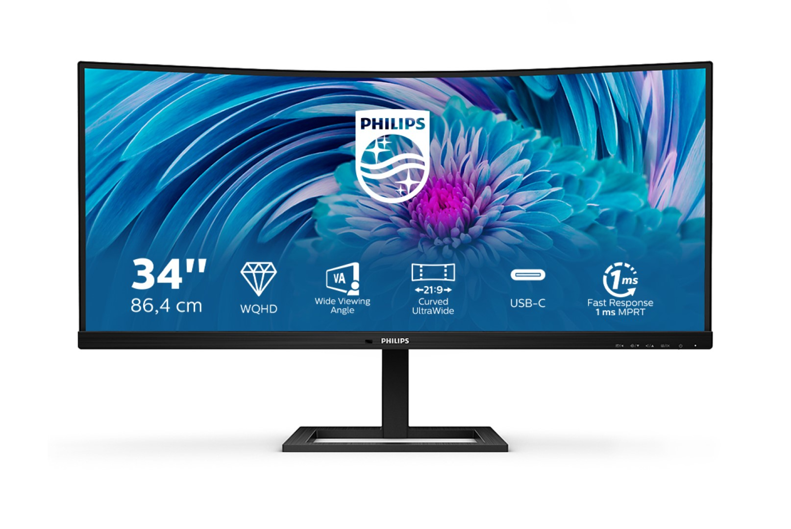 Philips 346E2CUAE 34" UltraWide ukrivljen monitor